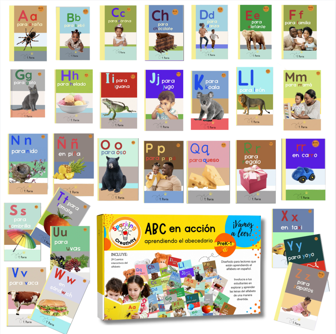 Spanish Alphabet Books for Early Readers: Aprendiendo el Abecedario (A ...