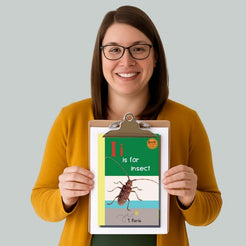 I is for Insect: Alphabet Learning Book for Kindergarten & Preschool ...